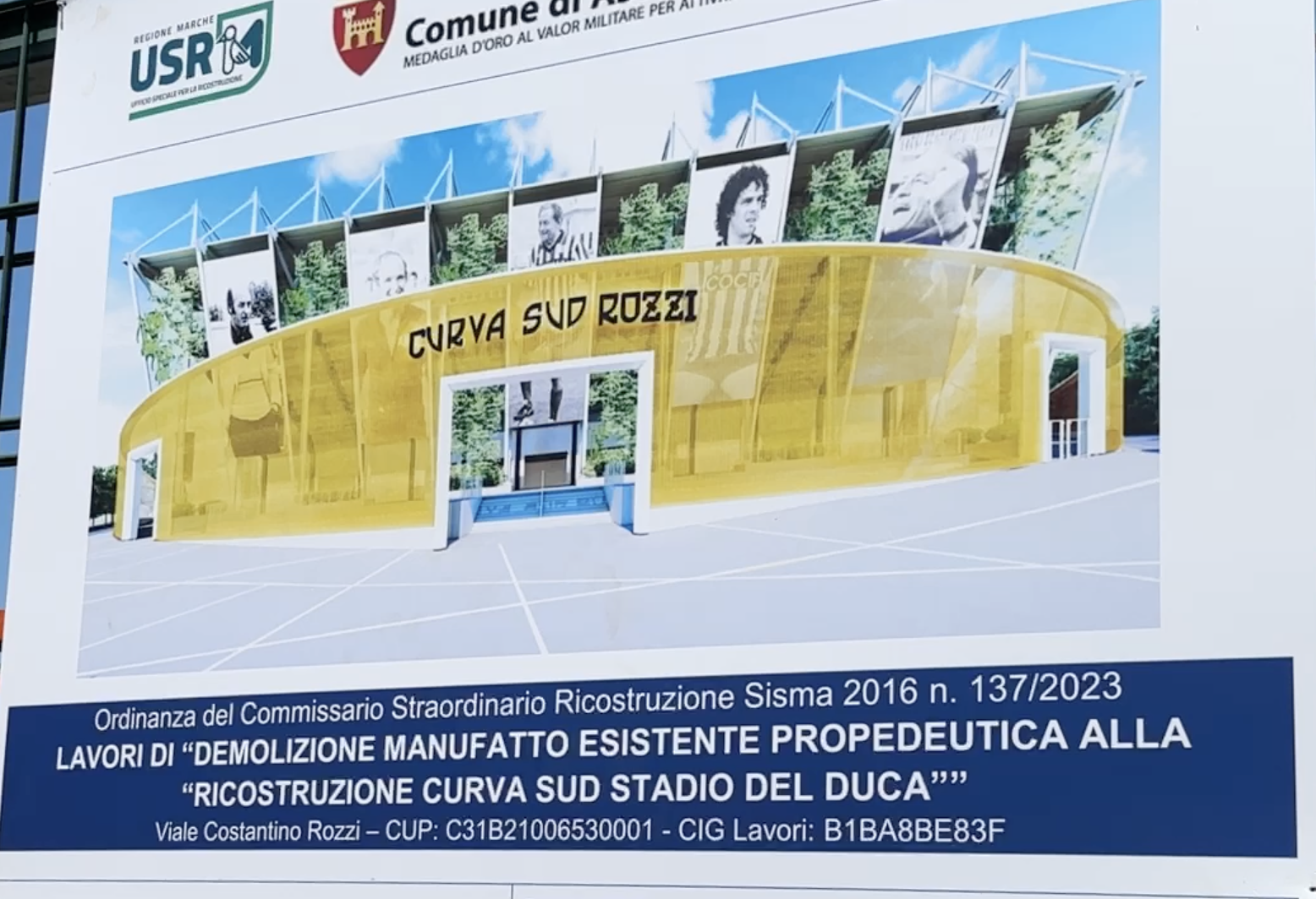 Partita la demolizione della parte sottostante della Curva Sud del "Del ...