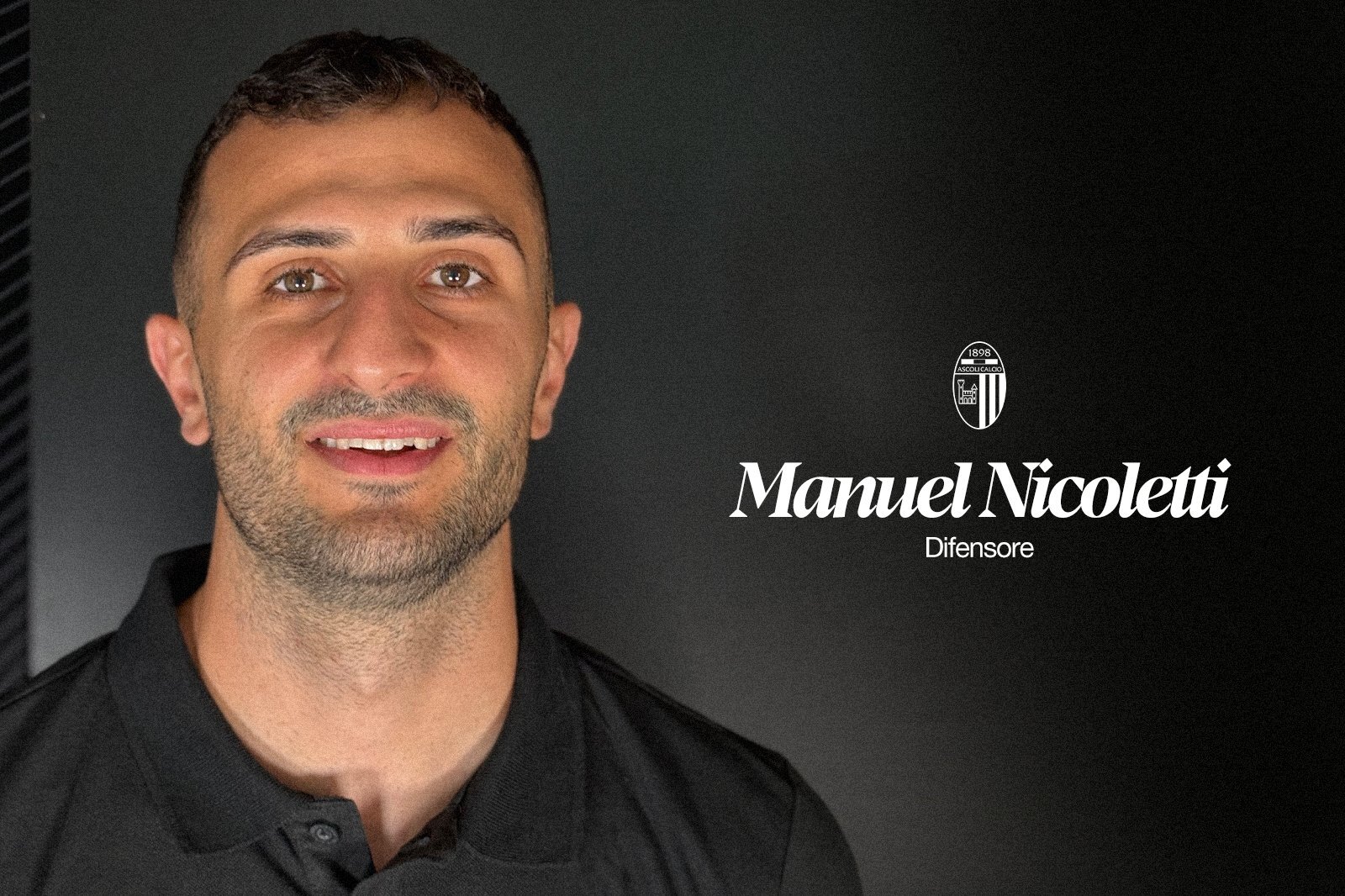 Ascoli, in bianconero arriva Manuel Nicoletti | Piceno News 24