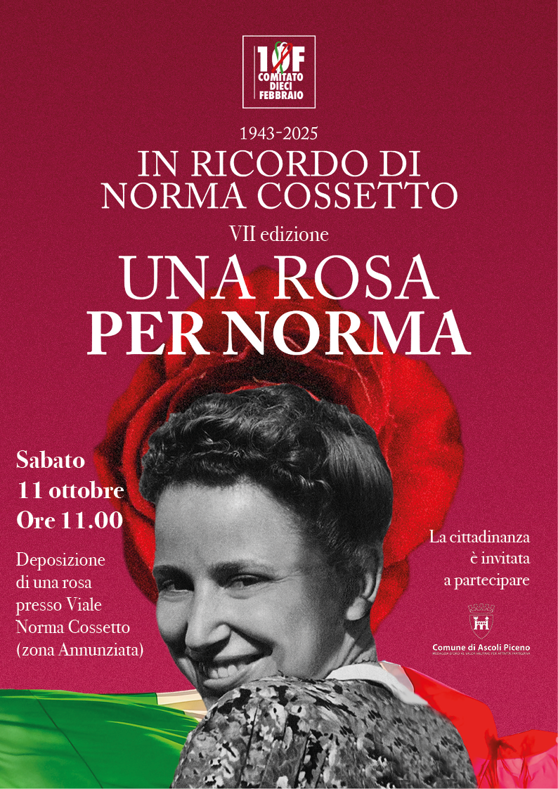 Una rosa per Norma, sabato 11 ottobre la cerimonia in ricordo di Norma ...